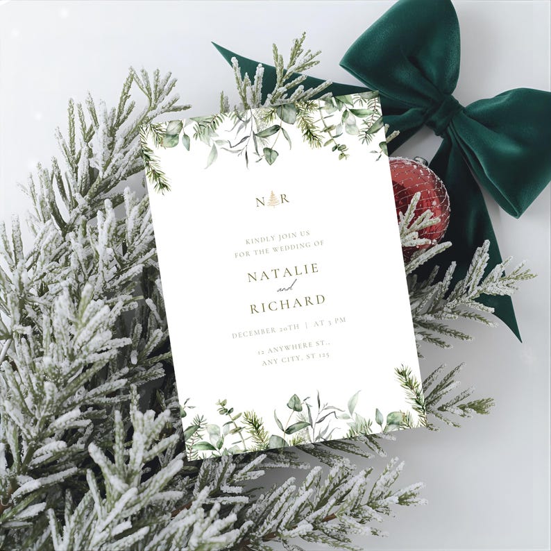 Modelo de vídeo para cartão de Natal: Modelo Canva (Download digital ...