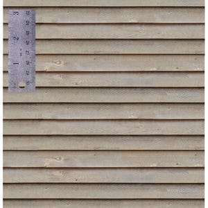 1/6 1/12 1/24 1/48 Dollhouse Vintage Natural Lap Wood Exterior Siding ...