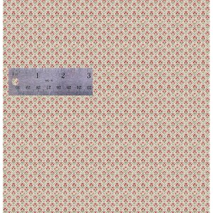 1/6 1/12 1/24 Scale Dollhouse Rustic Vintage Red Floral Diamond Pattern ...