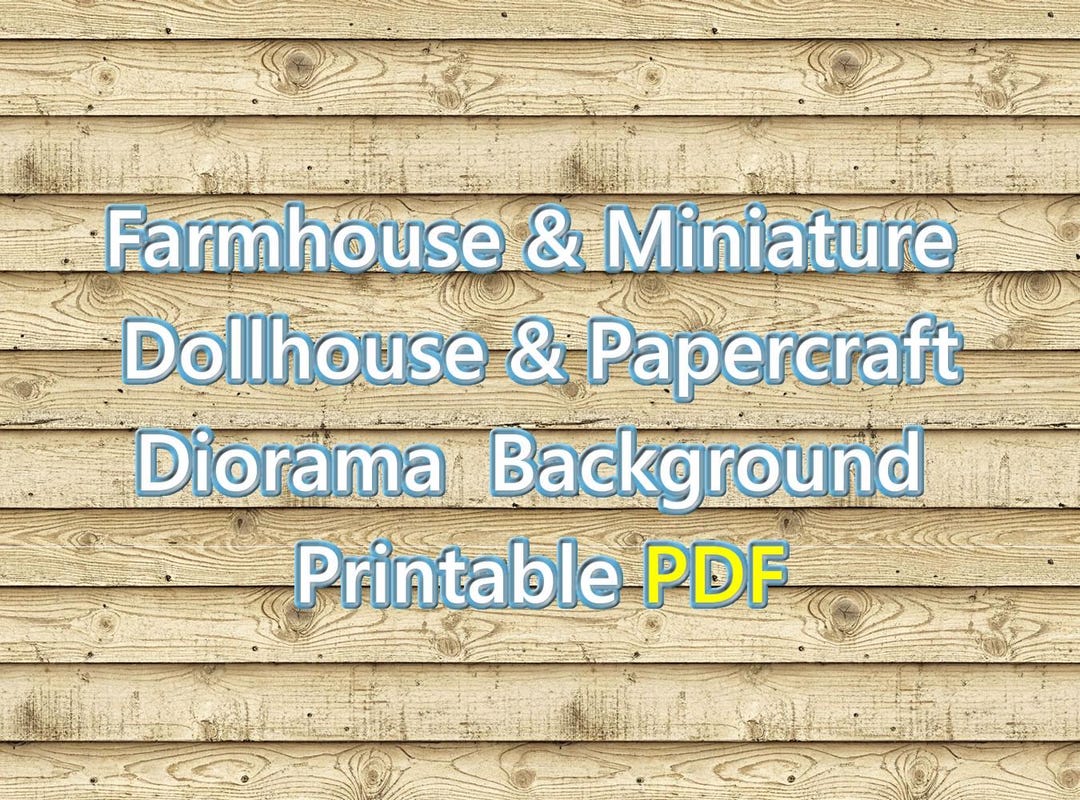 Rustic Distressed Horizontal Shiplap Wood Siding Printable PDF 1/6 1/12 ...