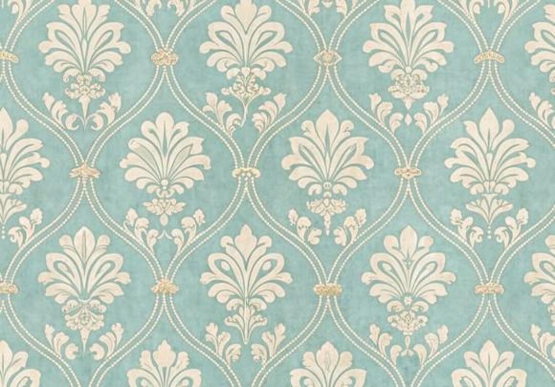 1/6 1/12 1/24 Dollhouse Wallpaper Vintage Decorative Floral Pattern on ...