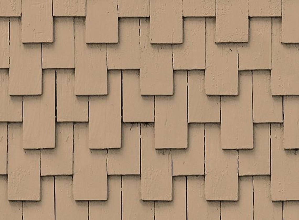 1/12 1/24 1/48 Dollhouse Vintage Cedar Shake Lap Brown Wood Exterior ...