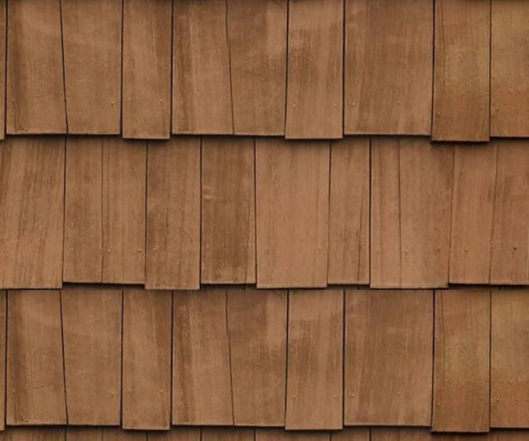 1/12 1/24 1/48 1/96 Dollhouse Brown Wood Shingle Roof Tiles Seamless ...