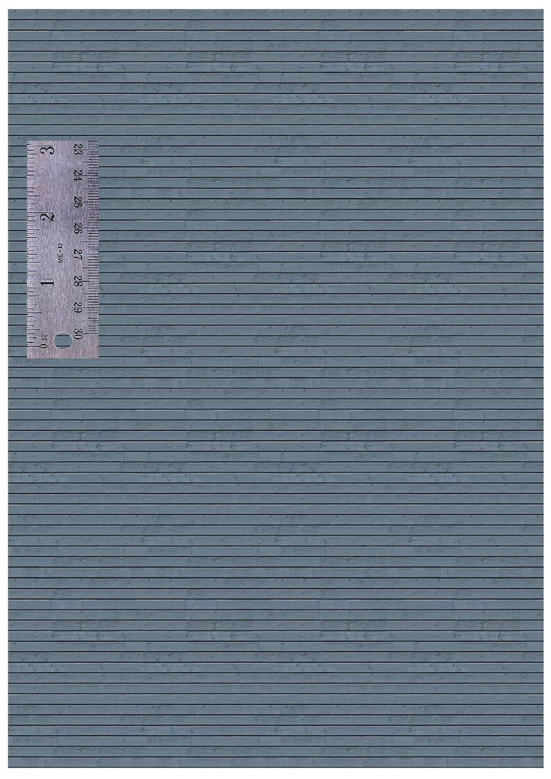 1/6 1/12 1/24 1/48 Dollhouse Vintage Horizontal Blue Natural Wood ...