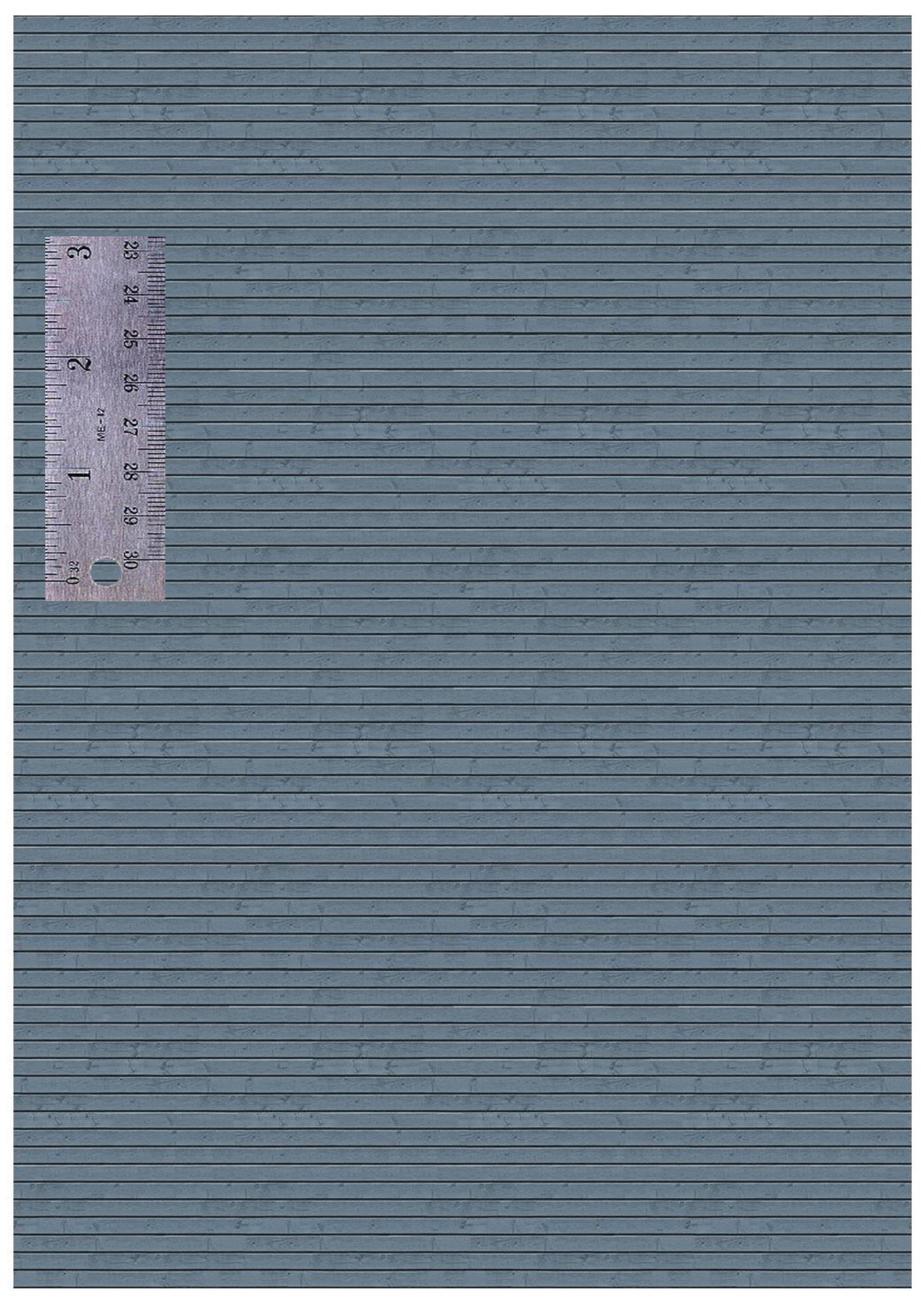 1/6 1/12 1/24 1/48 Dollhouse Vintage Horizontal Blue Natural Wood ...