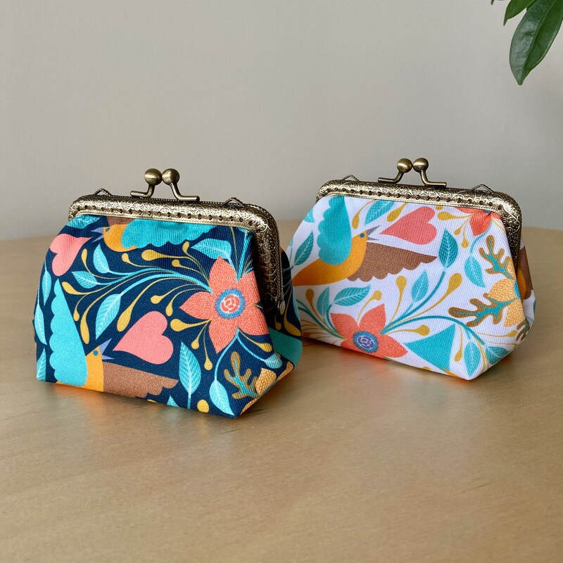 Double Coin Purse - Etsy