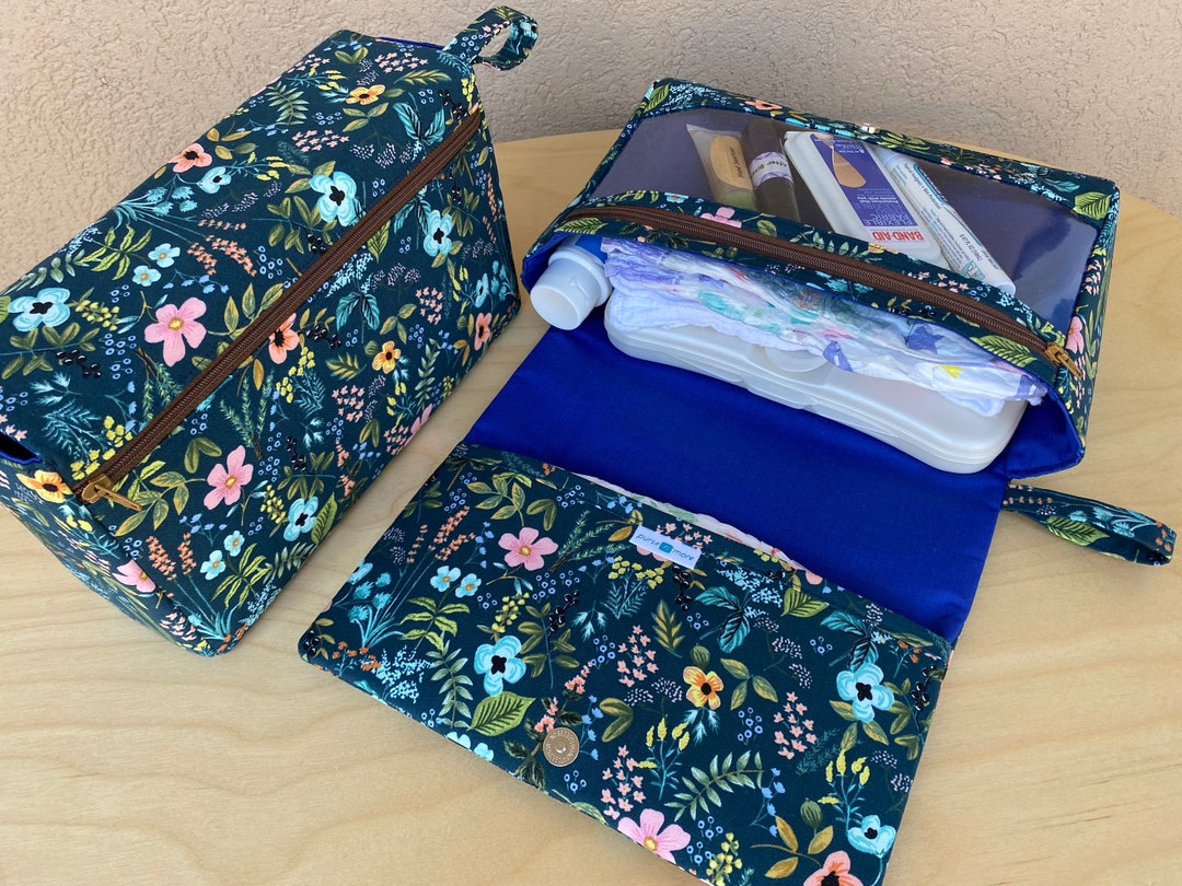 Spring Flower Diaper Clutch, New Parent Gift, Diaper Bag Organizer ...