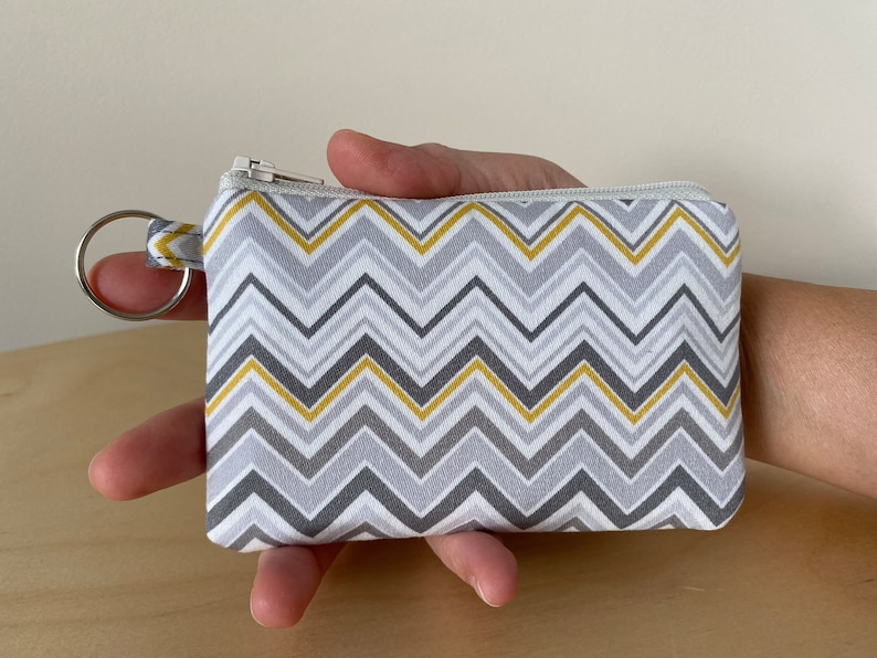 Small Coin Purse With Key Ring Credit Card Pouch Gadgets - Etsy