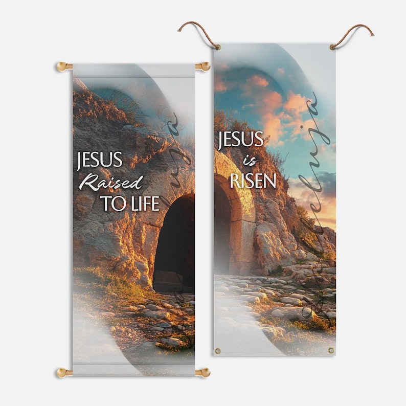 Custom Church Banners, Church Decor, Scripture Sanctuary, Set of 4 ...