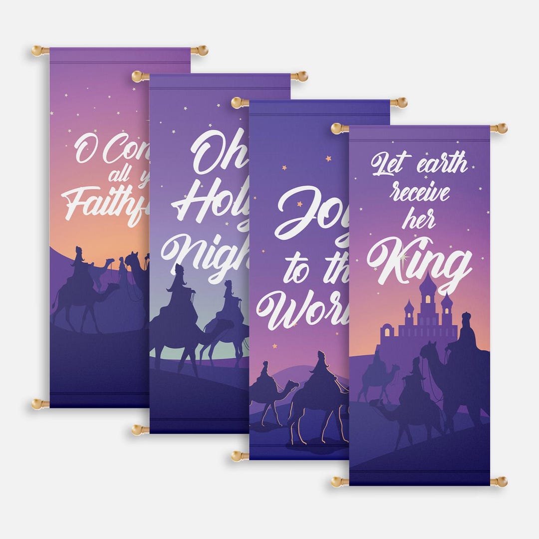 Custom Church Banners, Church Decor, Scripture Sanctuary, Decoration ...