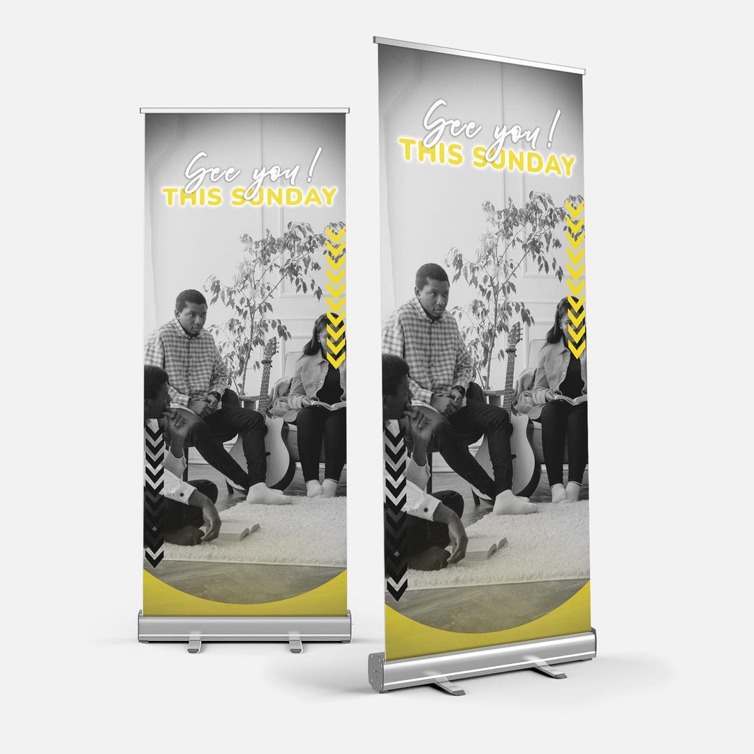 Bible Study Church Retractable Banner, Custom Bible Group Banners Decor ...