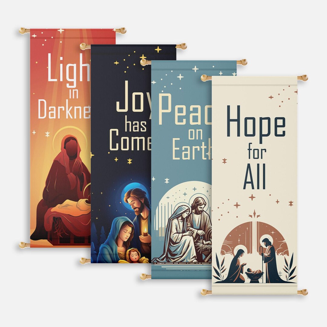 Custom Church Banners, Church Decor, Scripture Sanctuary, Decoration ...
