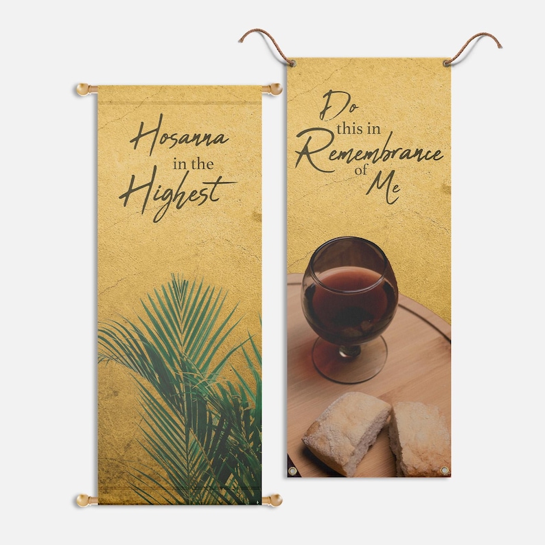 Custom Church Banners, Church Decor, Scripture Sanctuary, Set of 4 ...