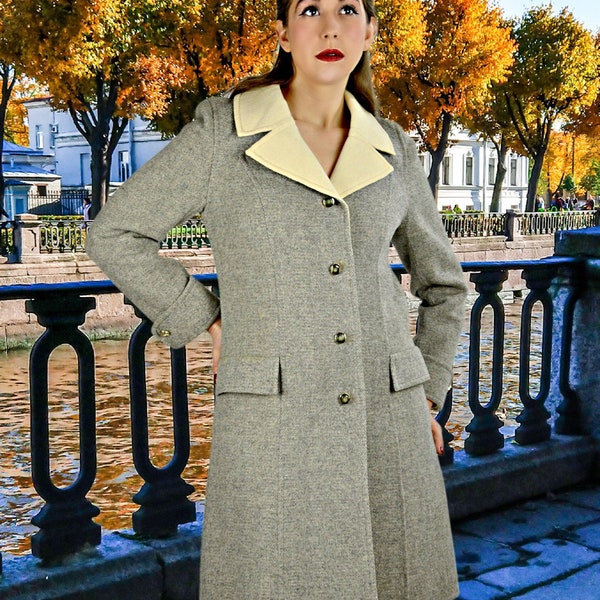 Knee Length Coat - Etsy