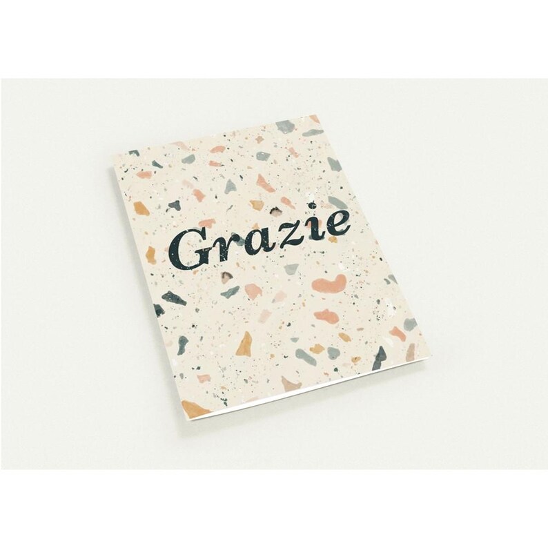 Grazie 10 Card Set | Terrazzo Thank You 10 Card Set | Artist Designed ...