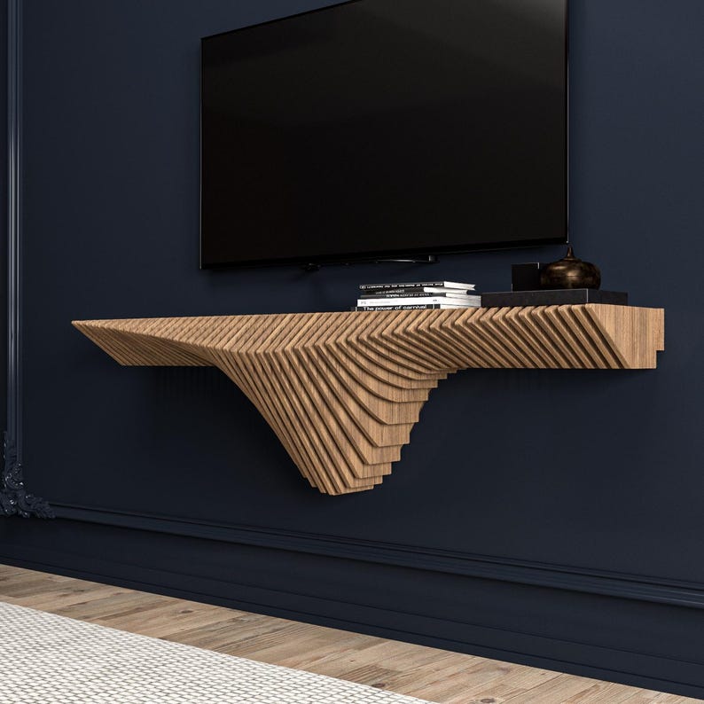 Modern Wooden Wall Shelf | Stylish Shelves for Modern Rooms| One of a ...