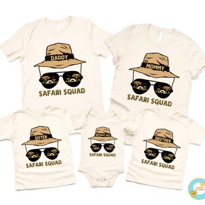 Custom Safari Squad Shirt, Custom Family Safari Shirt, Safari Guide ...