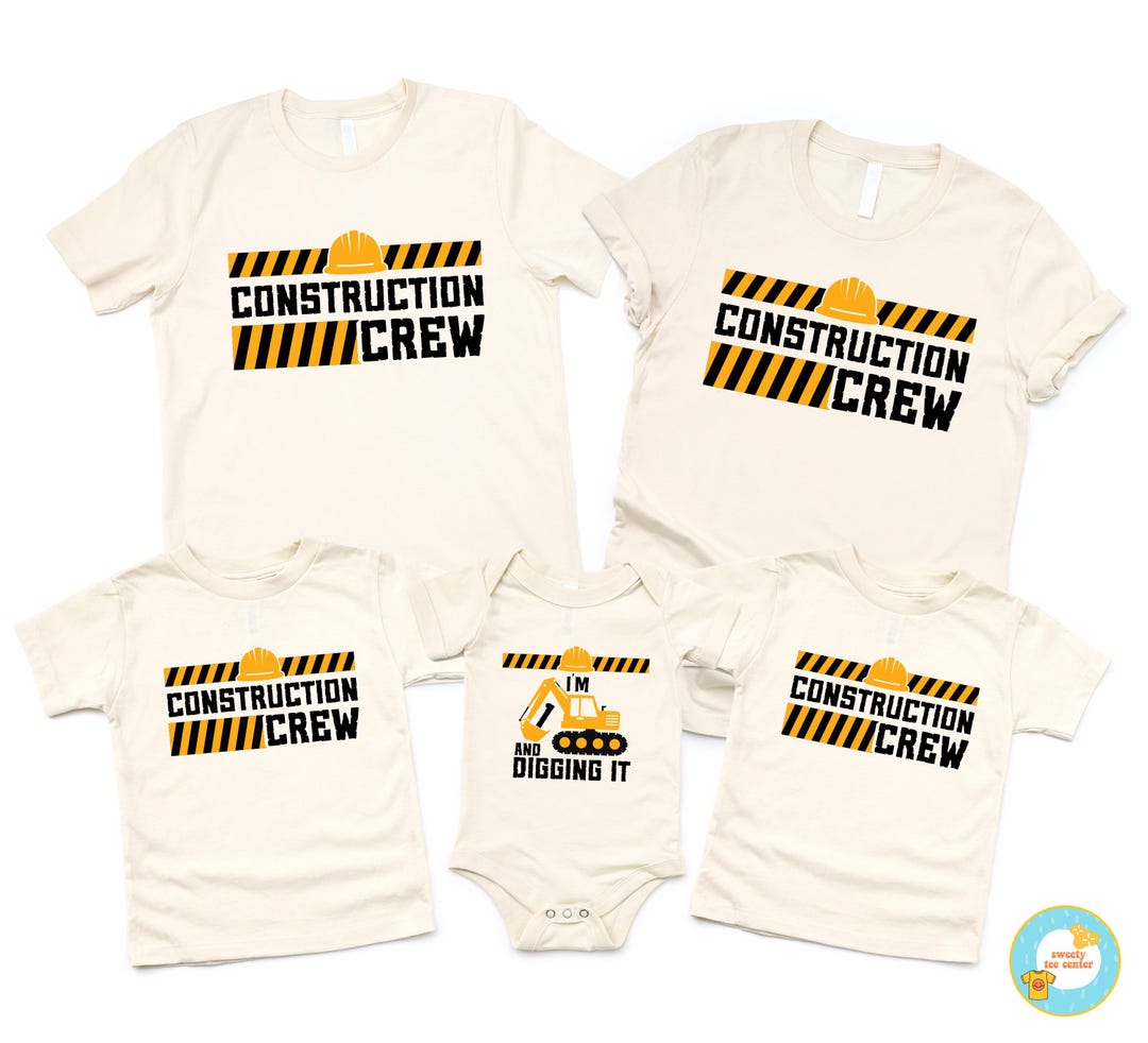 Personalized Construction Crew Shirts, Custom Construction Crew ...