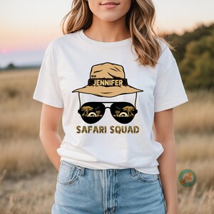 Custom Safari Squad Shirt, Custom Family Safari Shirt, Safari Guide ...