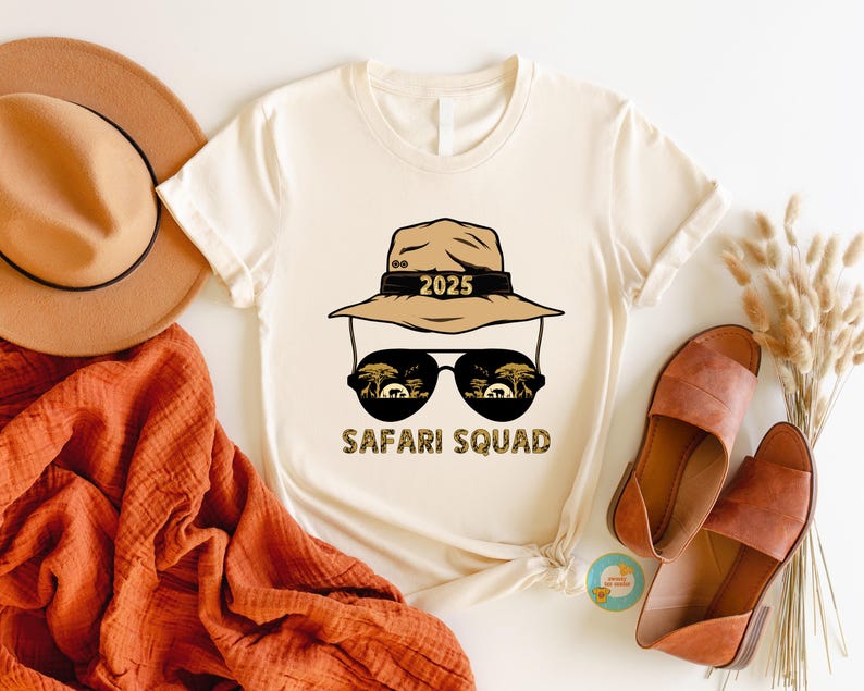 Custom Safari Squad Shirt, Custom Family Safari Shirt, Safari Guide ...