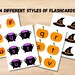 Halloween Alphabet Flashcards, October ABC Cards, Printable Learning ...