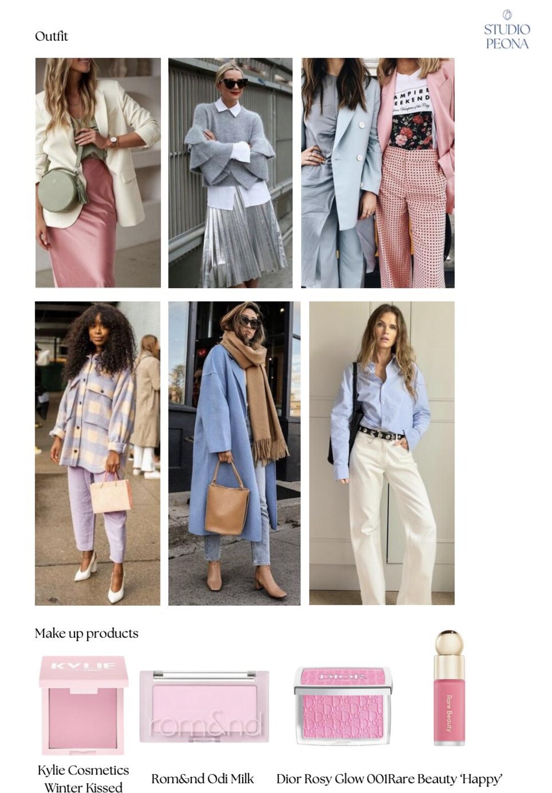 LIGHT SUMMER Colour Analysis Seasonal Type Mood Board 12 Type Spring ...