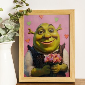 Shrek Poster Art Digital Print Poster High-quality Poster, Instant ...
