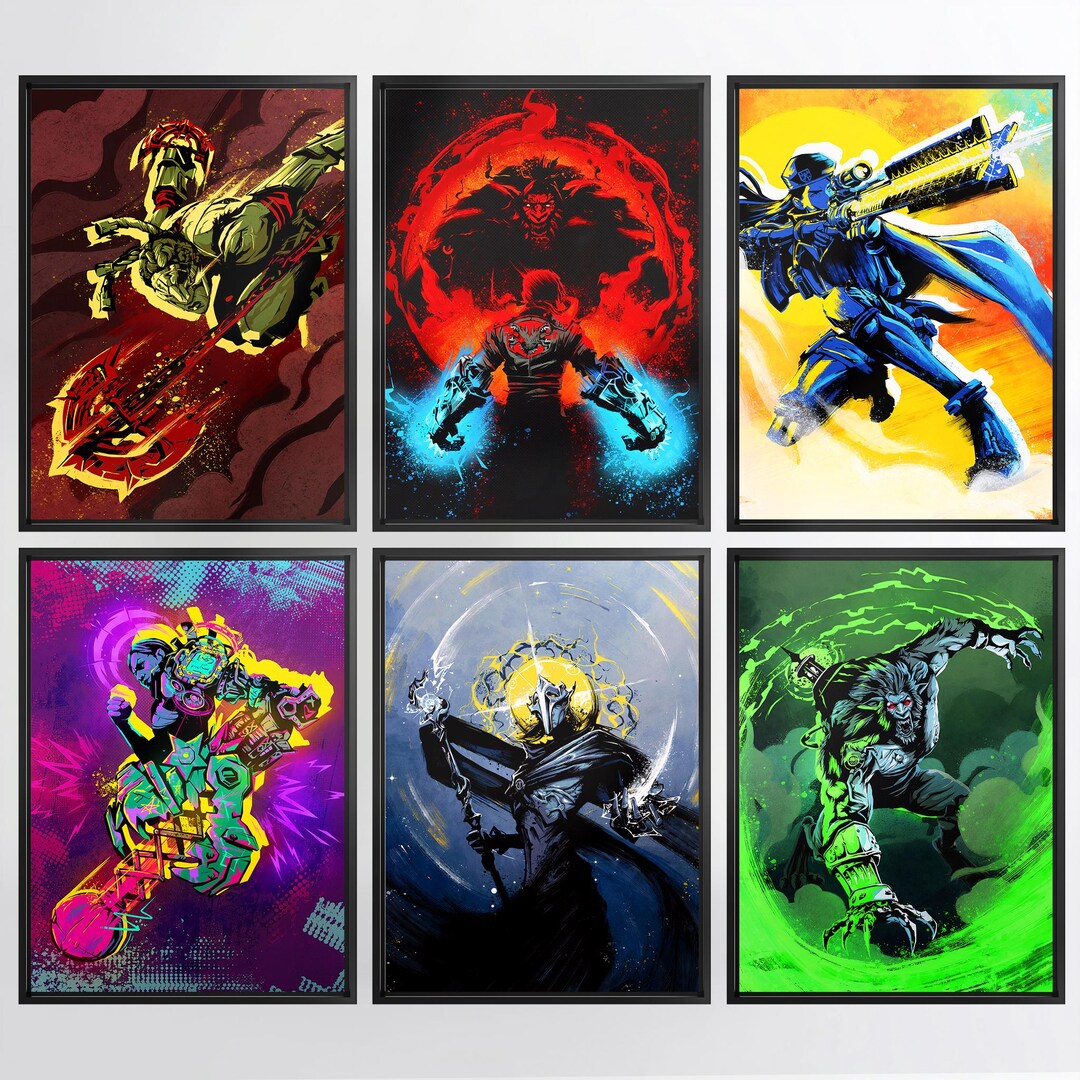 Arcane Posters - Digital Print Posters Set of 6, Arcane League of ...