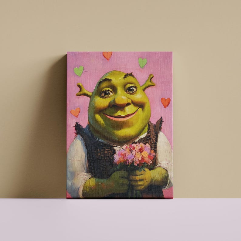Shrek Poster Art Digital Print Poster High-quality Poster, Instant ...