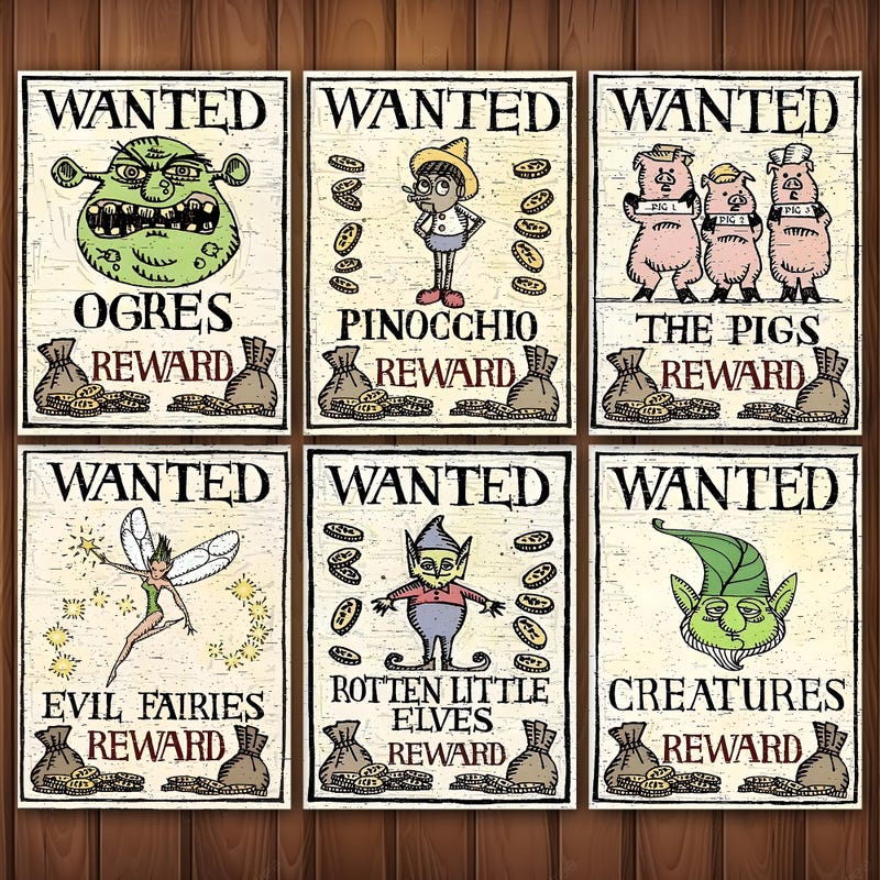 Wanted Sign - Etsy