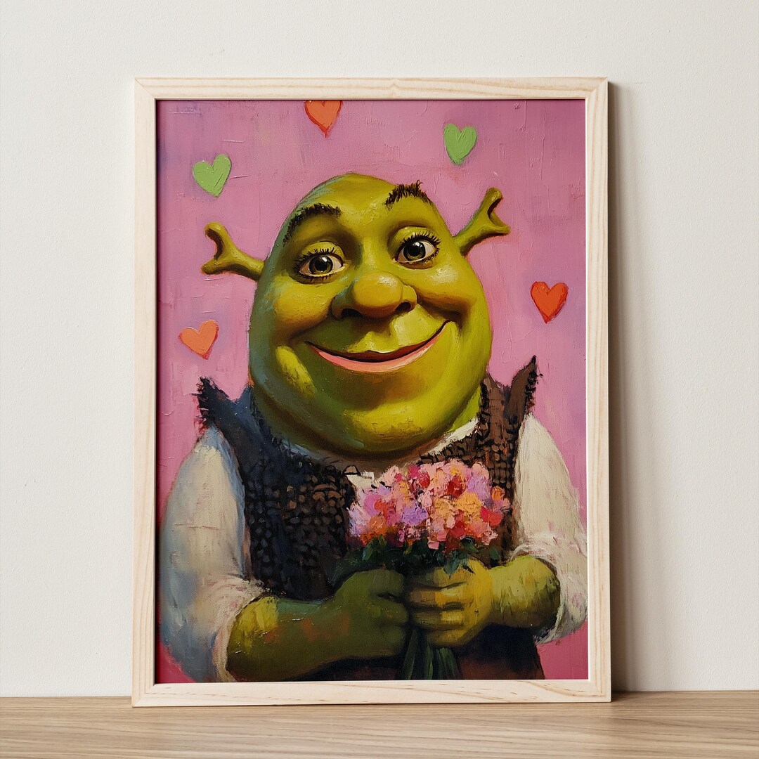 Shrek Poster Art Digital Print Poster High-quality Poster, Instant ...