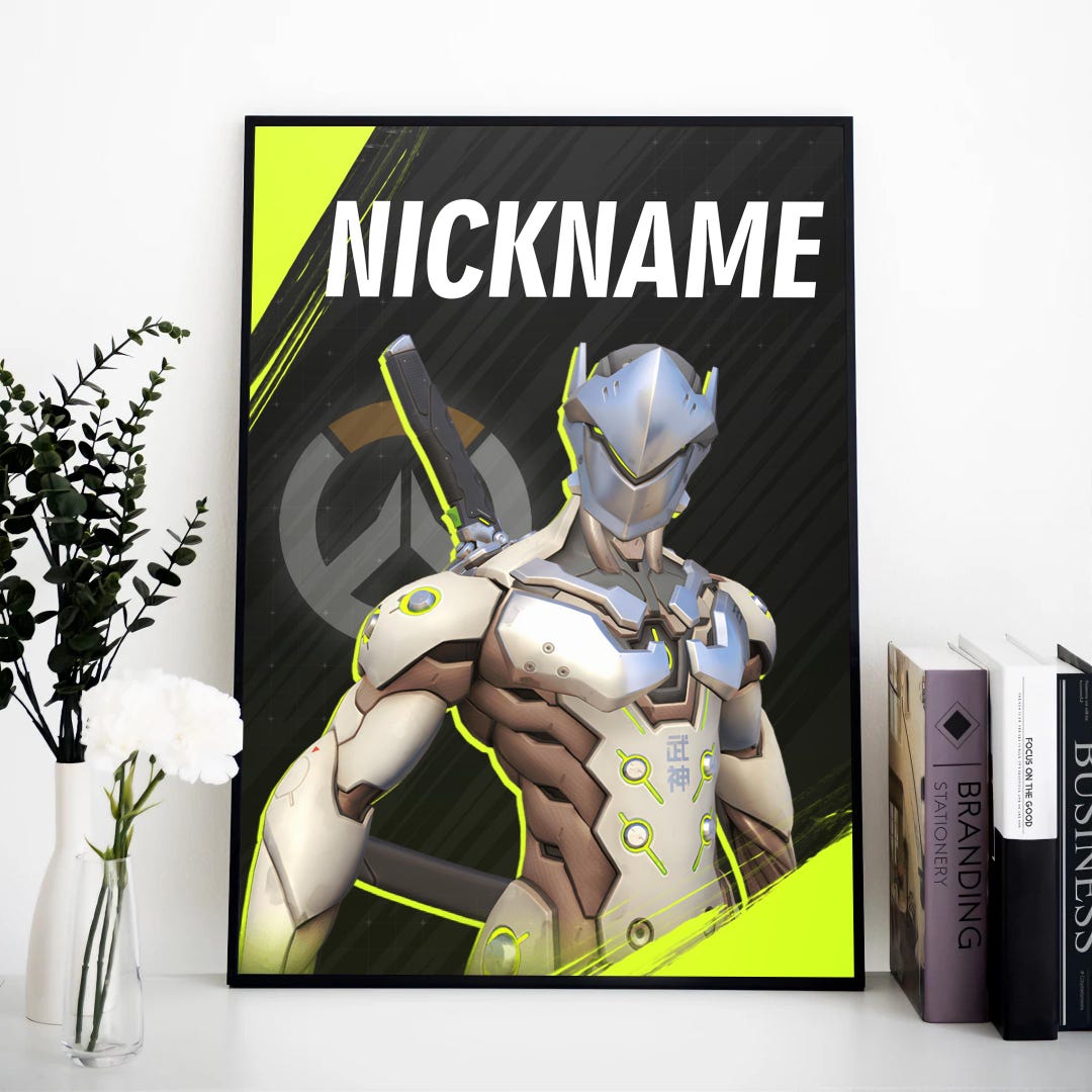 Overwatch 2 Genji - Personalized Poster, Digital Print Dowanlod ...