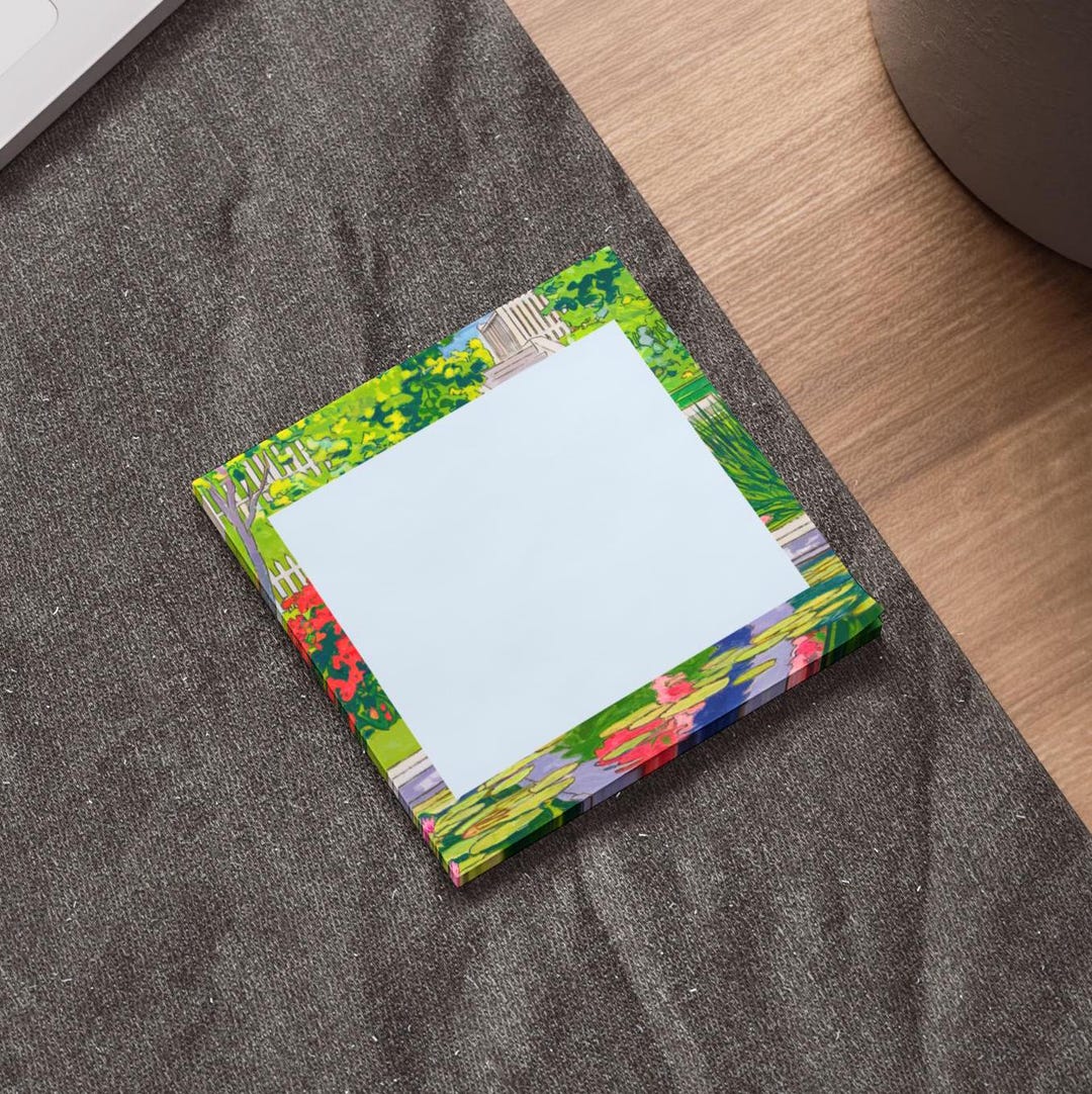 Colorful Garden Post-it Note Pads: Home Office Stationery - Etsy