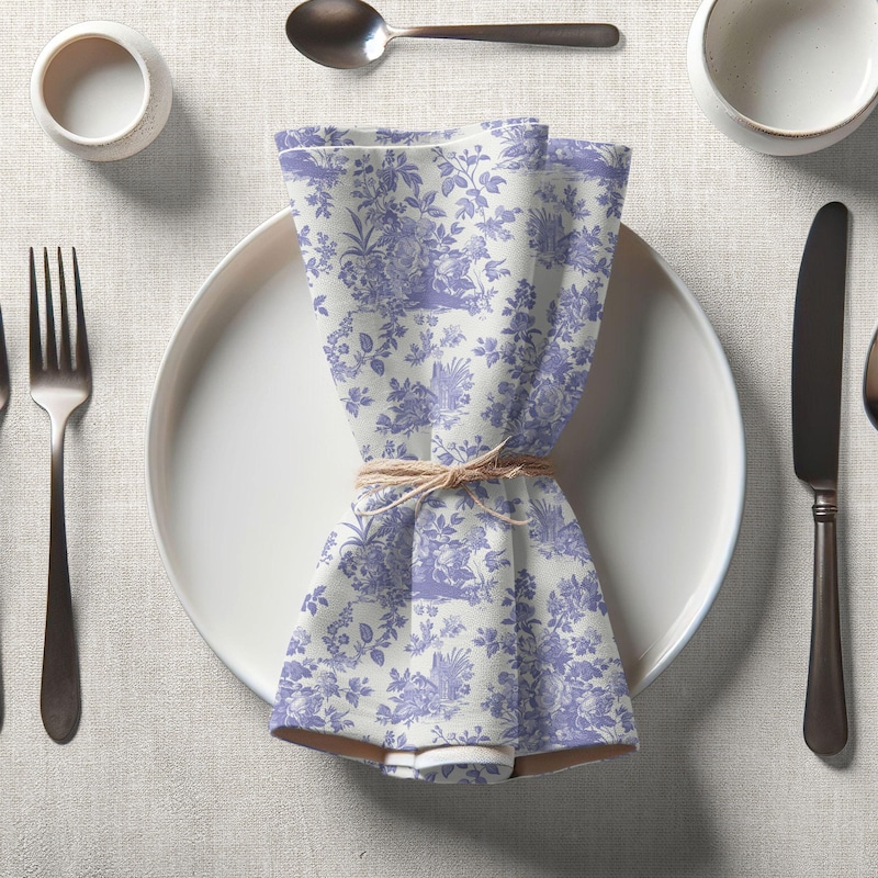 Lavender Napkins - Etsy