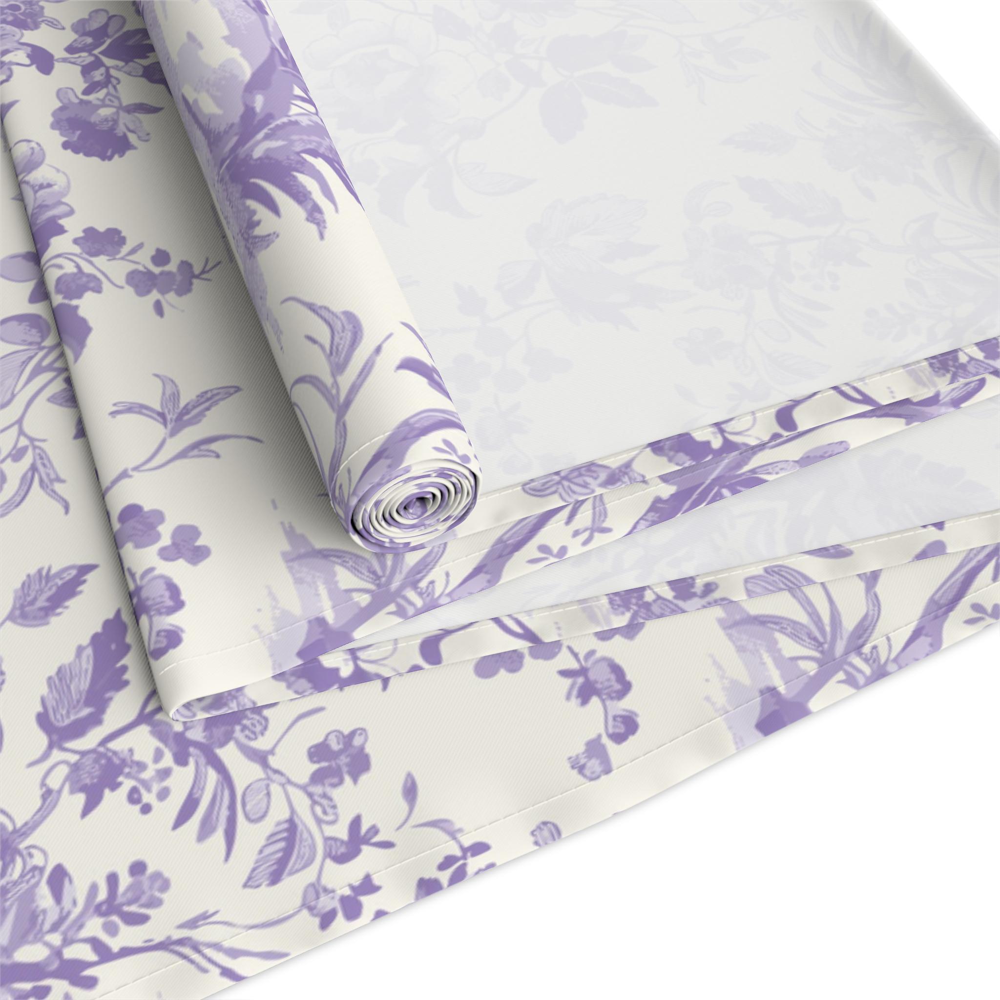Violet French Toile Table Runner | Floral Table Runner | French Country ...