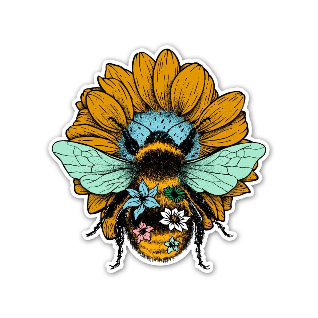 Bumble Bee Decal Sticker for Car or Truck Windows Plus Laptops and ...