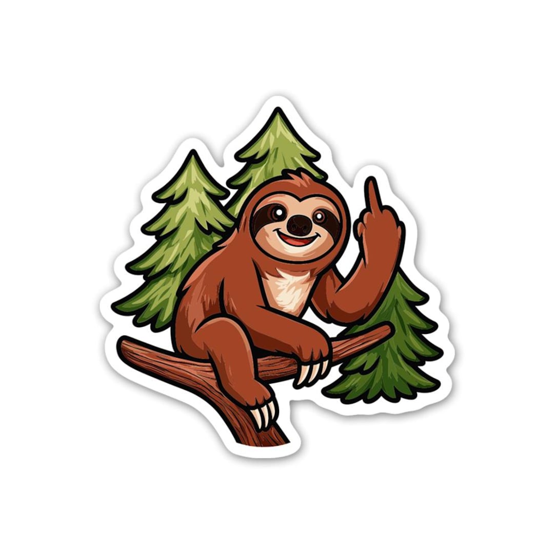 Bellingham Sloth in a Tree Decal Sticker for Car or Truck Windows Plus ...