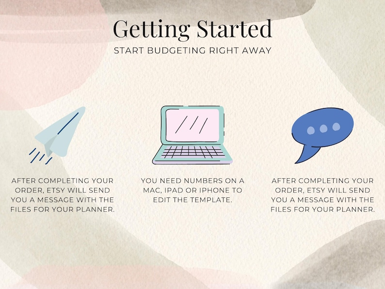 Apple Numbers Annual Budget Template: Personal Finance Spreadsheet - Etsy