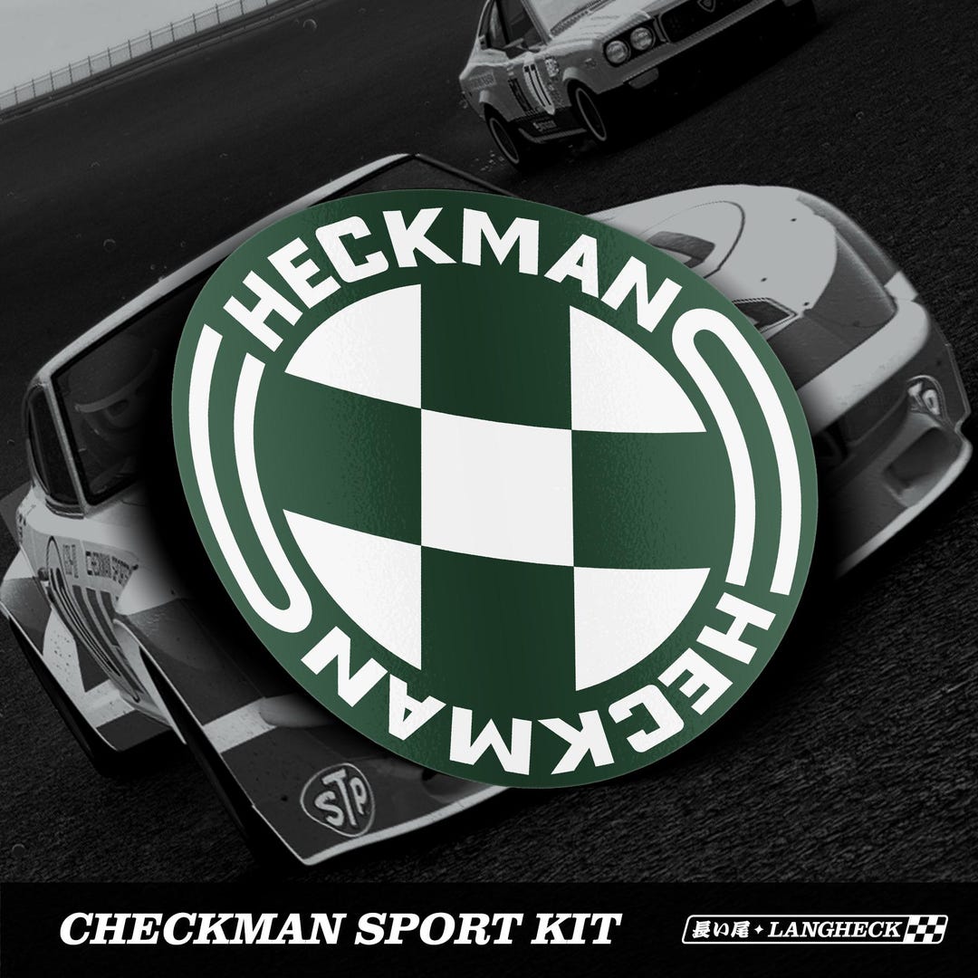 Checkman Racing 3" Decal - Etsy