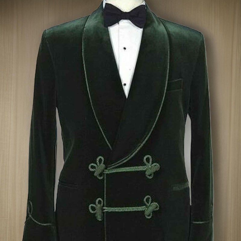 Velvet Silk Jacket Men - Etsy