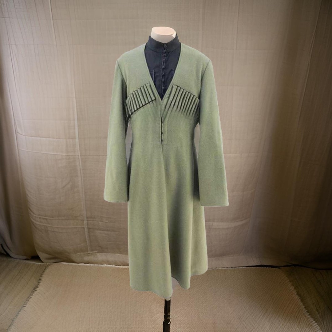 New Men's Russian Cherkeska Green Wool Caftan Cossack Coat - Etsy