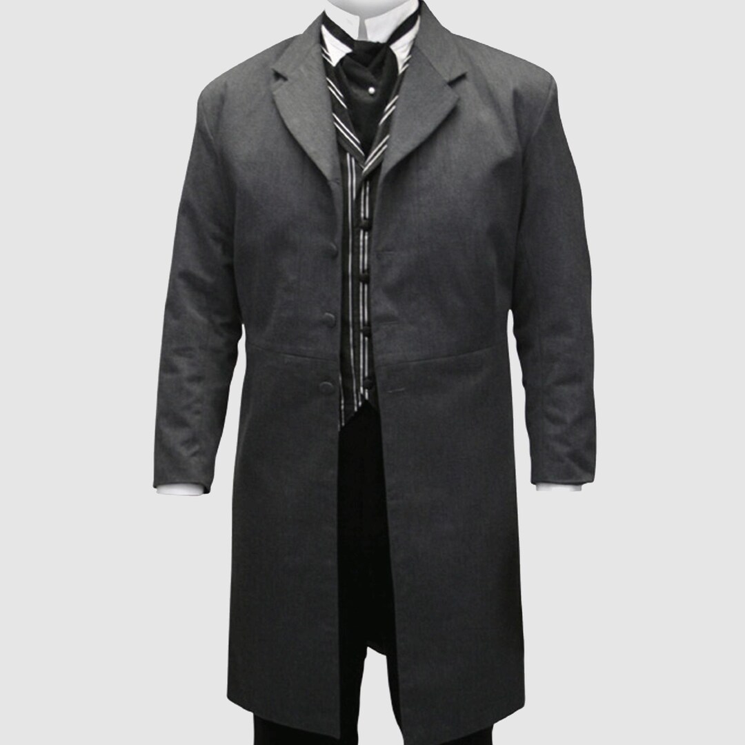 Men's Steampunk Victorian Frock Coat: Goth Tailcoat Jacket - Etsy