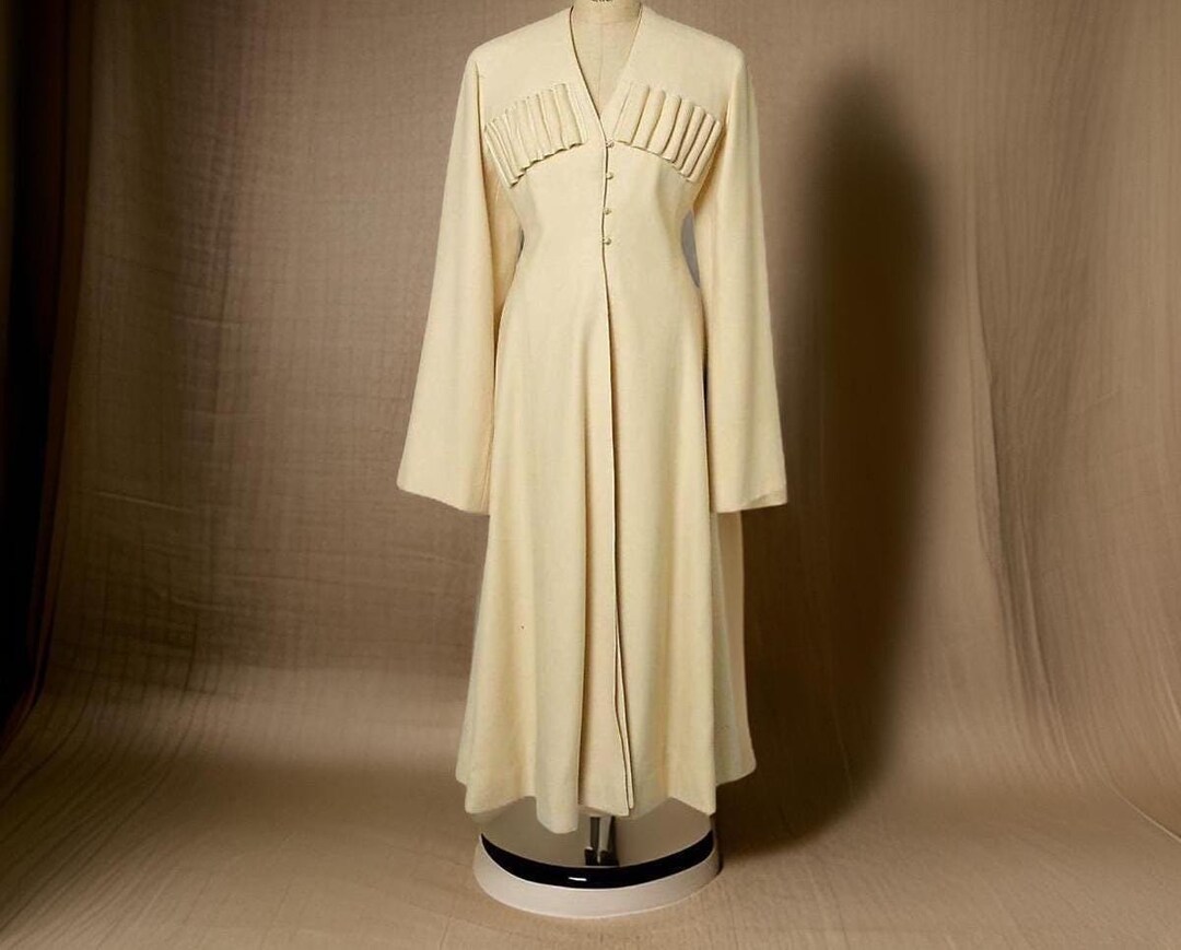 Men's Wool Cossack Coat: 18th Century Style, Off-white - Etsy UK