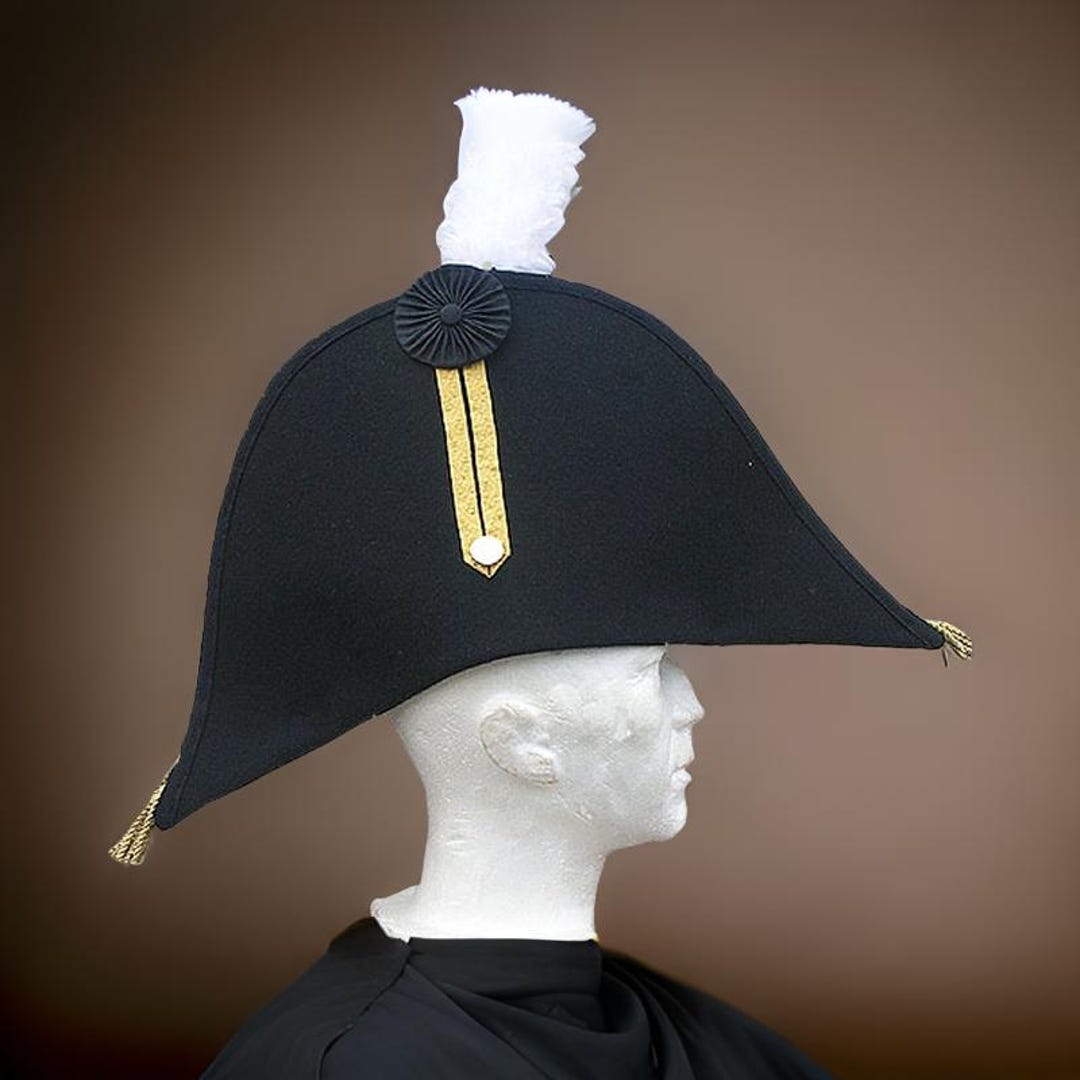 Handmade Wool Bicorne Hat: British Army Military Naval Style - Etsy