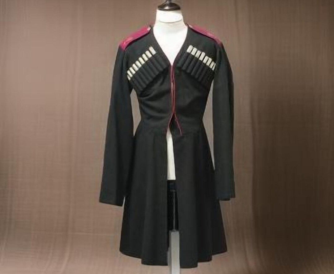 Men's Black Wool Cossack Coat - WW1 Military Dress Coat - Etsy
