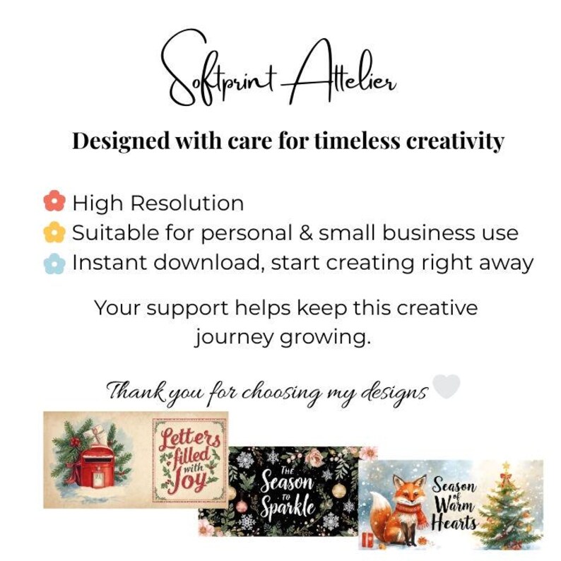 Christmas Mega Bundle Digital Download | Pastel Clipart ...