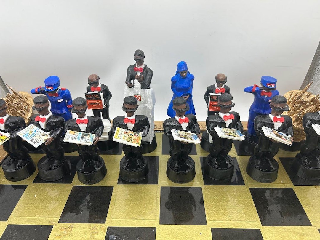 Nation of Islam Chess Set Small 12 Inch - Etsy