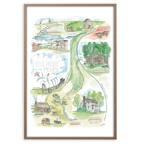 Little Women Map Art Print - Etsy