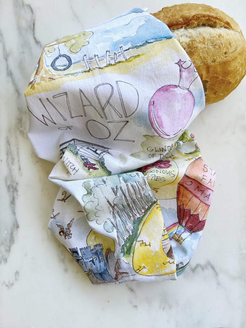 Wizard of Oz Dorothy Tea Towel - Etsy