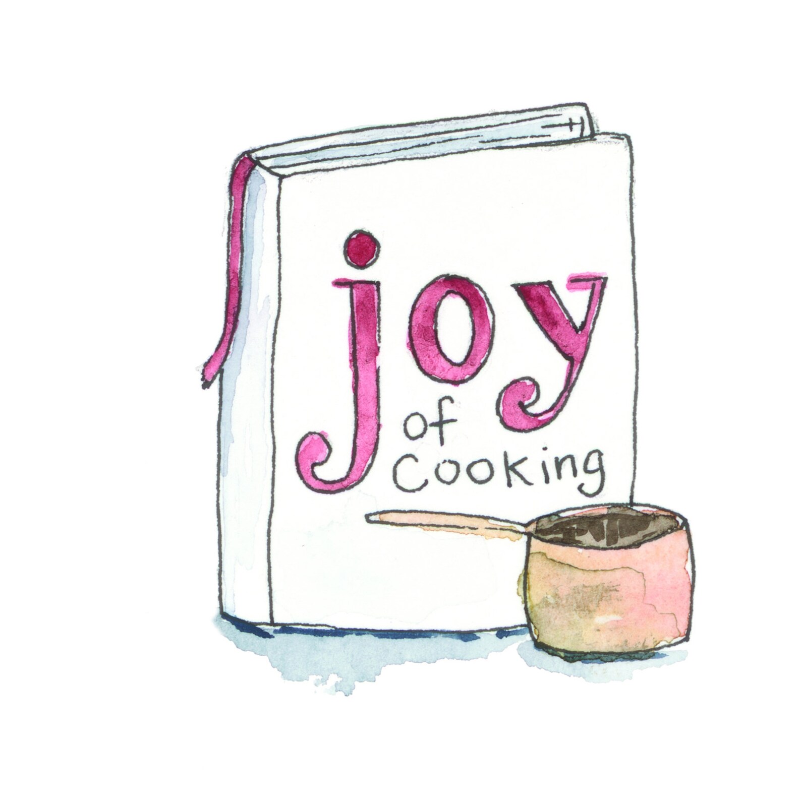 Joy of Cooking Watercolor Art Sticker Mothers Day Chef - Etsy